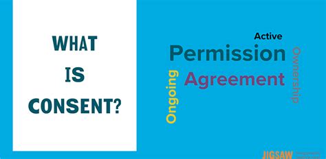 What Is Consent Resources Jigsaw Schools Hub