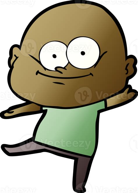 Dibujos Animados Calvo Hombre Curioso Dibujo 46995332 Png