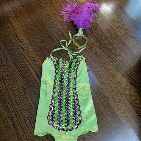 Other Costume Adult Small Sequins Satin And Stretch Back Dance Hall Costune Poshmark