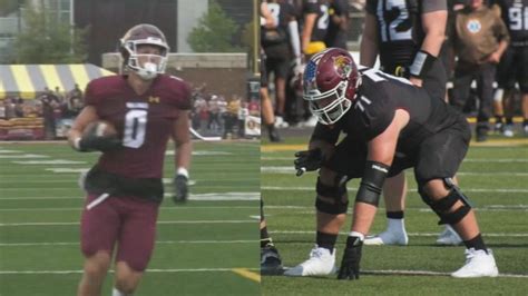 Umd Tight End Sam Pitz And Offensive Lineman Aiden Williams Named To Don
