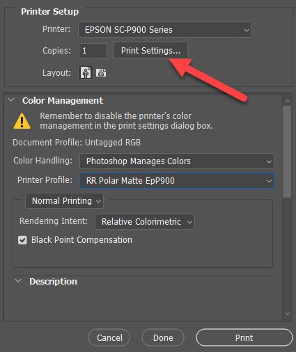 Setting Up A Custom User Defined Paper Size For Epson Photoshop Windows