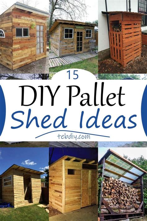 Pallet Shed How To Build A Shed For Free From Pallets Diy Wood Shed