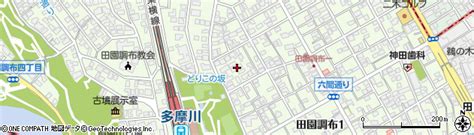 東京都大田区田園調布1丁目50 14の地図 住所一覧検索｜地図マピオン