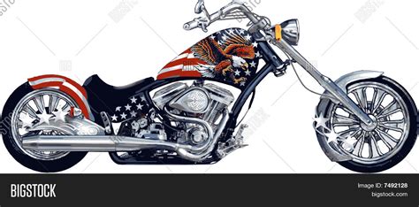All American Chopper Vector And Photo Free Trial Bigstock