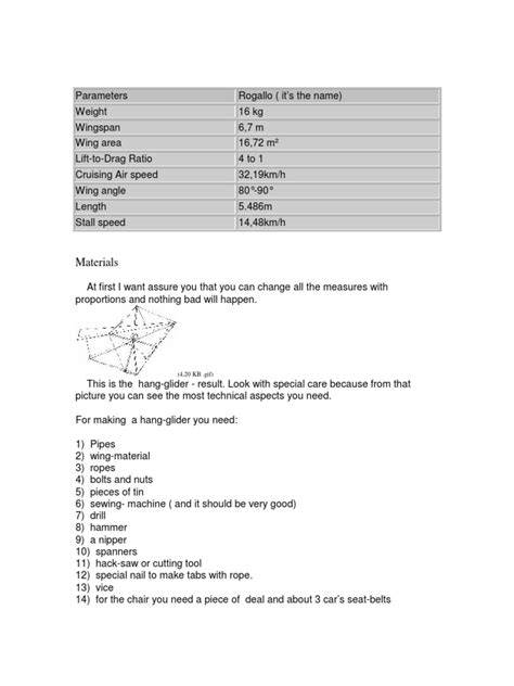 A Comprehensive Guide To Building Your Own Hang Glider Detailed