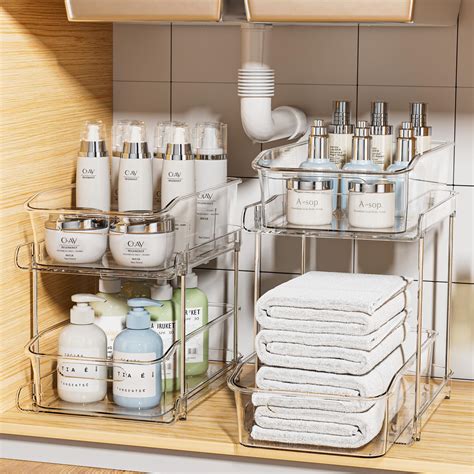 Lamu 2pack Under Sink Organizers And Storage 2 Tier