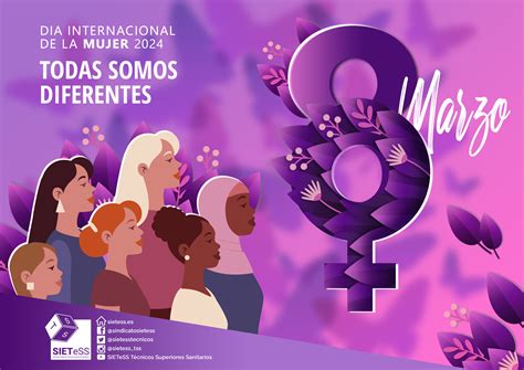 8m Día Internacional De La Mujer Cartel Sietess Sietess Sindicato