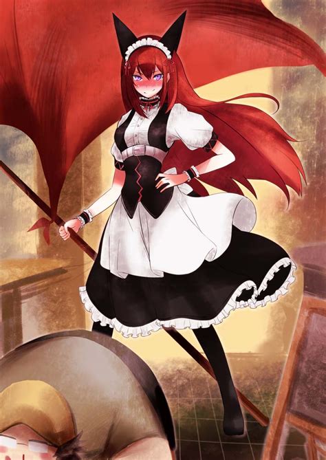 Makise Kurisu And Hashida Itaru Steins Gate Drawn By Chuuta 14