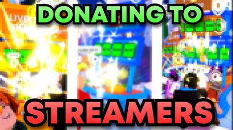 Donating 1000 Robux To Small Pls Donate Streamers Youtube
