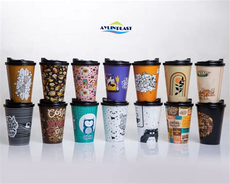 لیوان قهوه آیلین پلاست