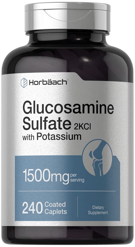 Horbäach Sulfato De Glucosamina 1500 Mg 240 Comprimidos