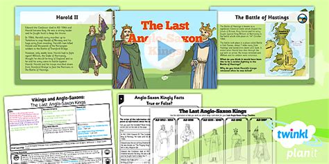 History Vikings And Anglo Saxons The Last Anglo Saxon Kings Lks2