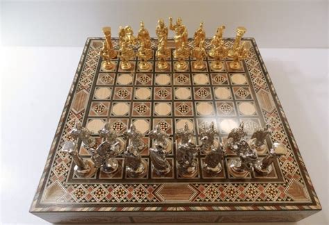 Gioco Degli Scacchi Set Di Scacchi Completo Su Tavola Catawiki