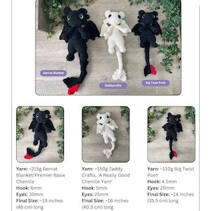 Plushie Version Nova The Fury Dragon Pdf Crochet Pattern Etsy