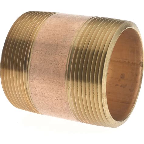4 Solid Brass Lead Free Nipples