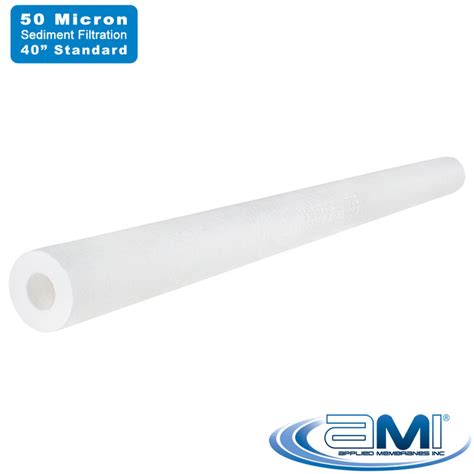 40 Inch 50 Micron Sediment Filters For Water Filtration Polypropylene