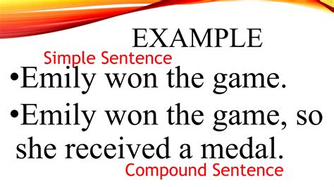 Simple And Compound Sentence Activity G3pptx