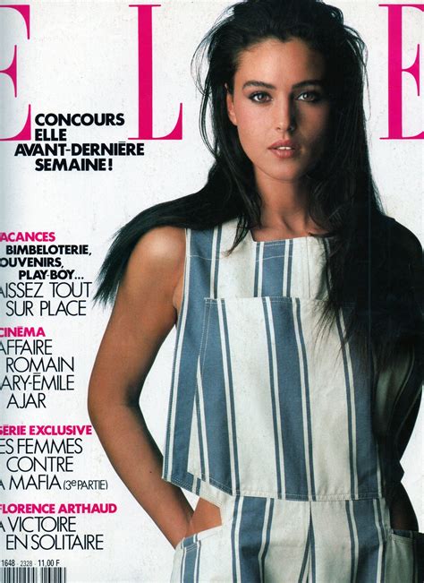 French Elle Cover Monica Bellucci Моника беллуччи Обложка журнала