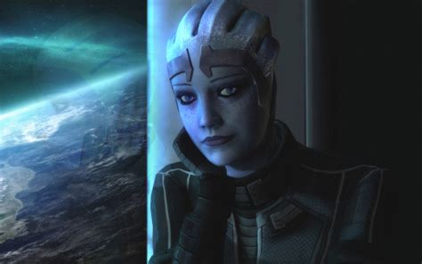 Download Liara Tsoni In Space Mass Effect 3 Wallpaper