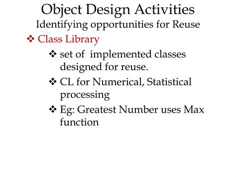object oriented system design pptx