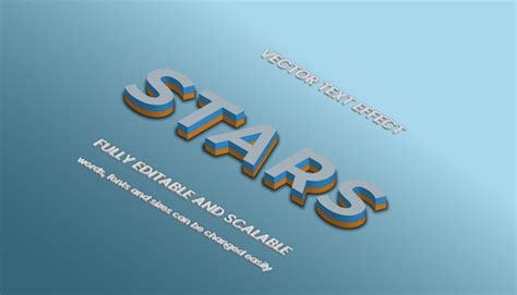 Premium Vector Trend Text Effext