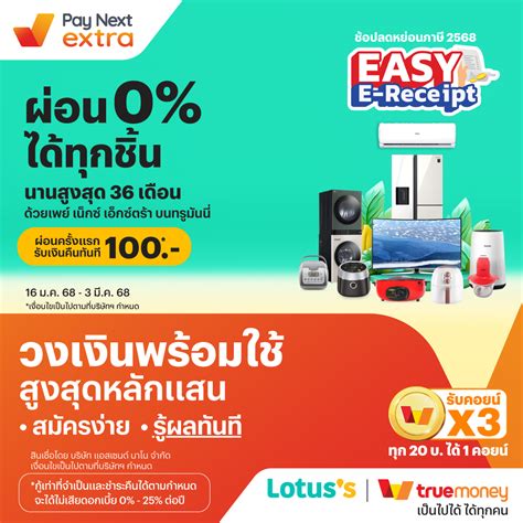 Lotuss โลตัส ลดภาษีได้ 30 000 บาท โปรใหญ่ไฟลุก