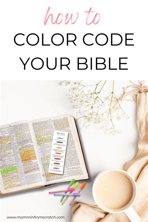 Learn How To Use This Bible Color Code System With Simple Ways To Chart Out Your Bible And