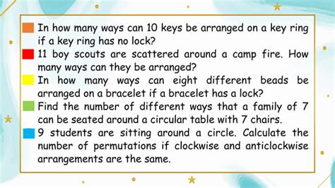 CIRCULAR PERMUTATION Copy Pptx