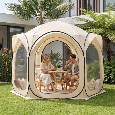 Cosiest Pop Up Screen House Tent 10 Ft Instant Portable