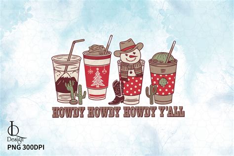 Howdy Yall Clipart Png Graphic By Lq Design · Creative Fabrica