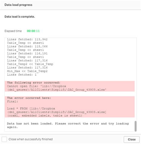 Solved How To Load Only Latest Excel File Qlik Community 1686131