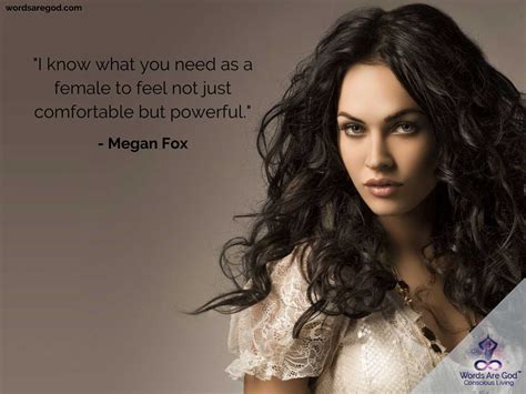 Quotes Famous 500 Quotes By Megan Fox Words Are God
