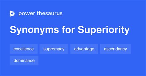 Superiority Synonyms 1 680 Similar Words And Phrases