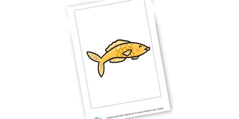 Goldfish Modelling Dough Mat Display Lettering Eyfs Activities