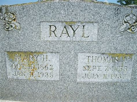 Thomas Jefferson Rayl 1855 1937 Find A Grave Memorial