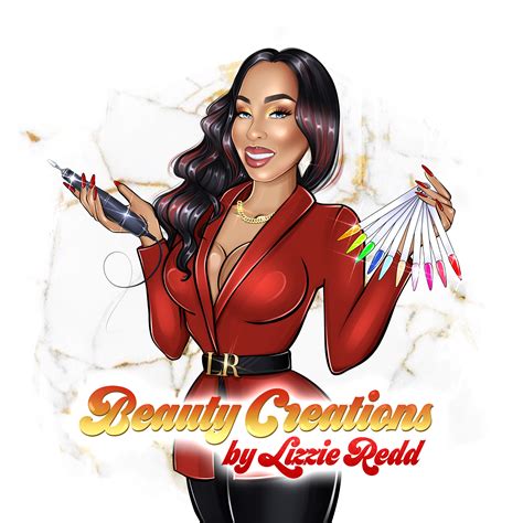 Nail Tech Logo Design Nail Salon Branding Nail Cartoon Logo Inspire