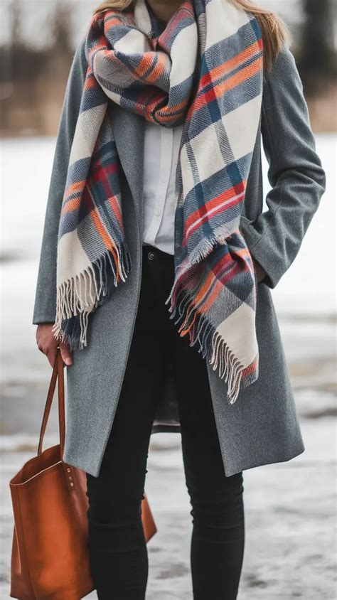10 Winter Outfits With Scarves Seekpretty