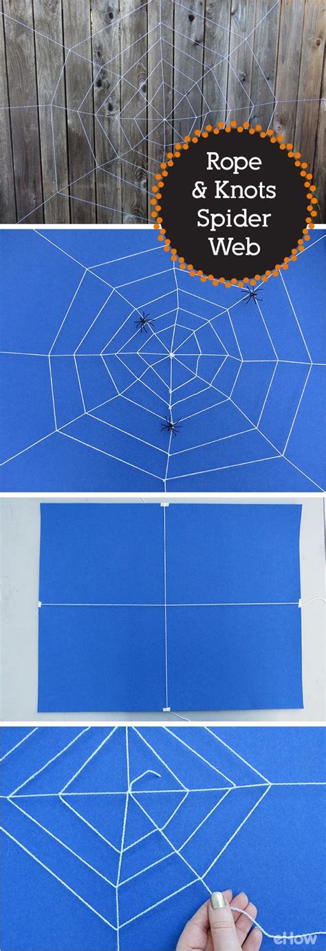 How To Make A Spider Web Out Of Rope And Knots Ehow