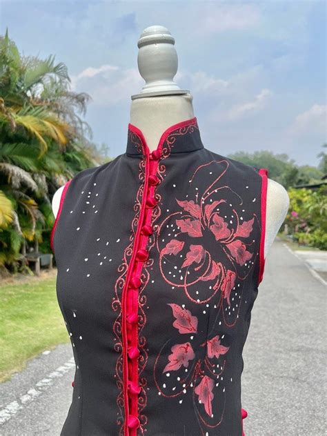 Preloved By Yasmin Hani Samfoo Cheongsam Womens Fashion Dresses