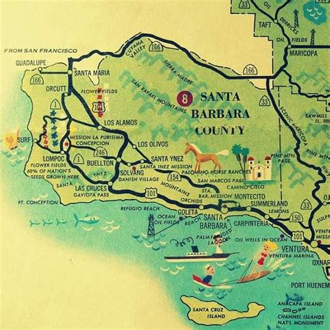 Santa Barbara Beaches Map