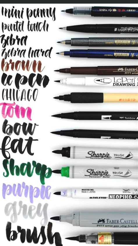10 Best Brush Pens For Calligraphy Beginners Artofit