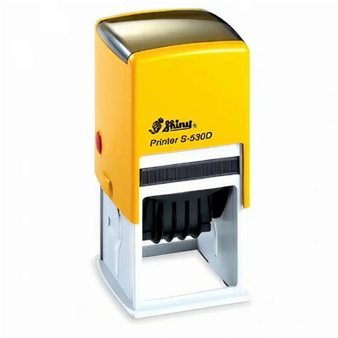 Shiny Dater S542d Stamp Self Ink Stamp Built In Ink Pad Stamp