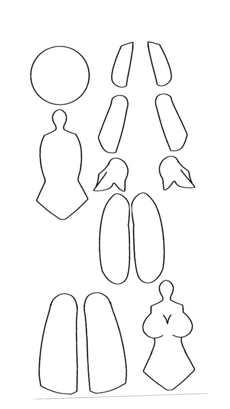Blank Body Outline Template