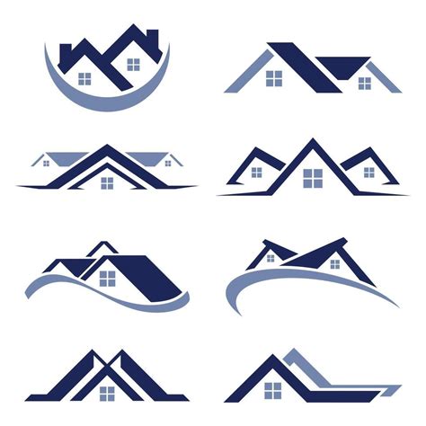 Collection Of Modern Home Logos Housing Logo Real Estate Business