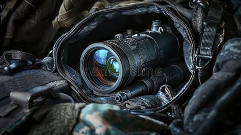 Military Action Equipment Tactical Setting Photography Close Up