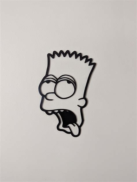The Simpsons Bart Simpson Wall Art Multiple Designs Etsy