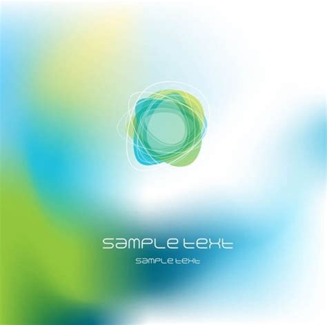 꿈 녹색 추상적 인 배경 벡터 Eps Uidownload