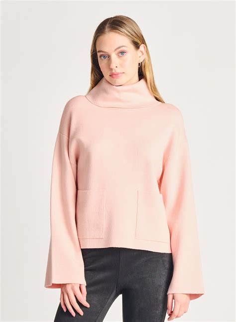 Dex Faye Funnel Neck Sweater Top Libby Story