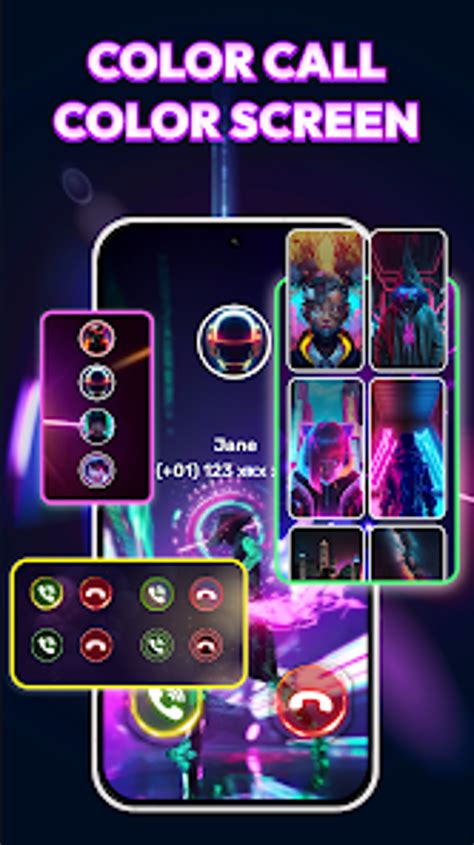 Android 용 Call Theme Color Phone Call 다운로드
