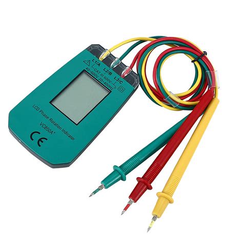 3 Phase Tester Digital Phase Indicator Detector Led Phase Sequences